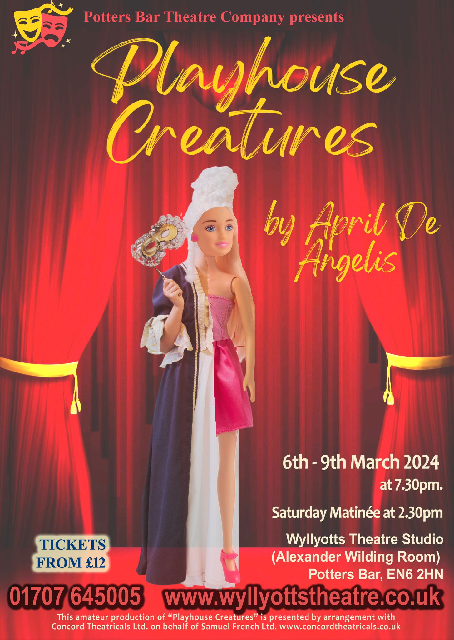 Playhouse Creatures – Potters Bar Theatre Company